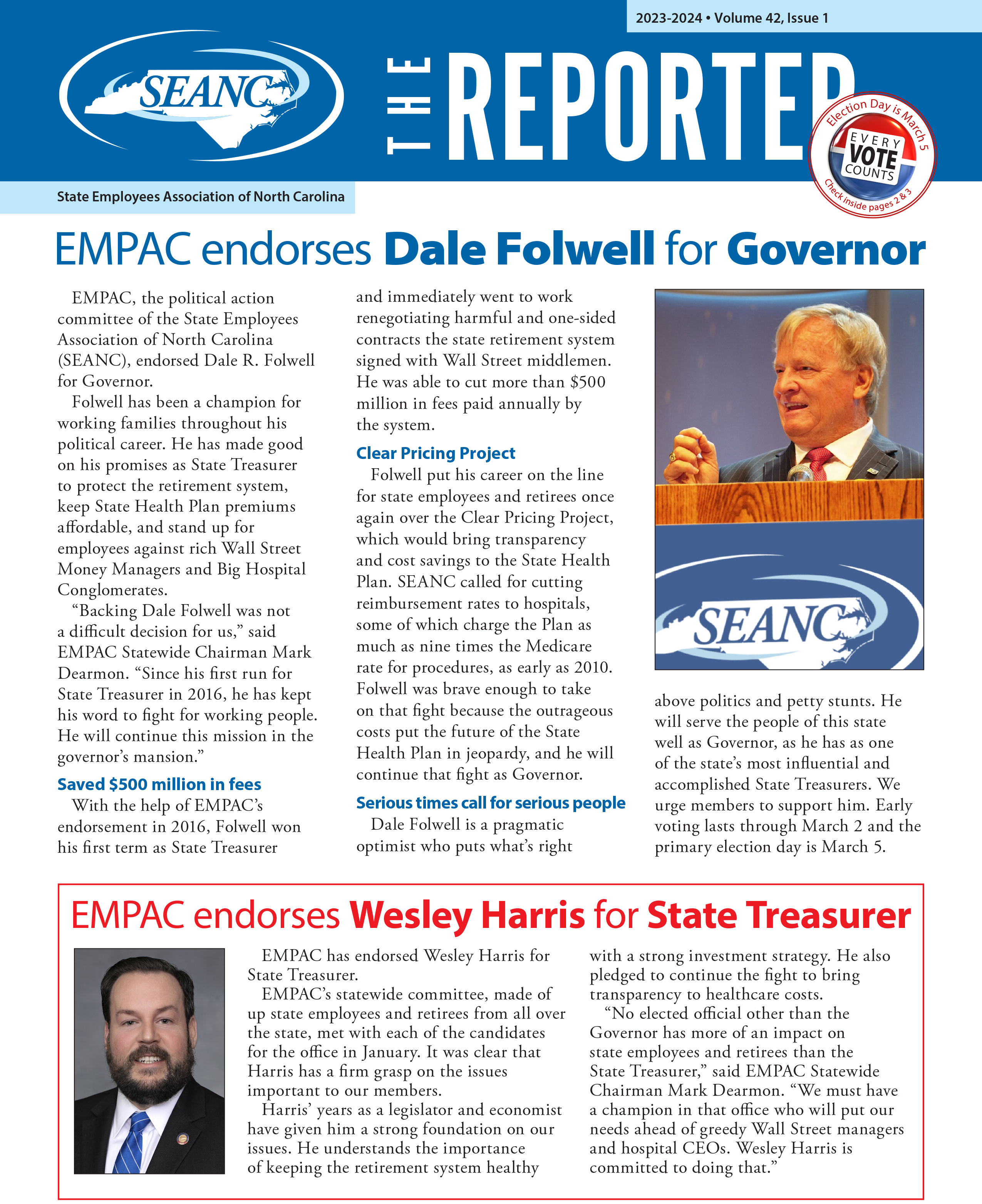 The Reporter | State Employees Association of North Carolina